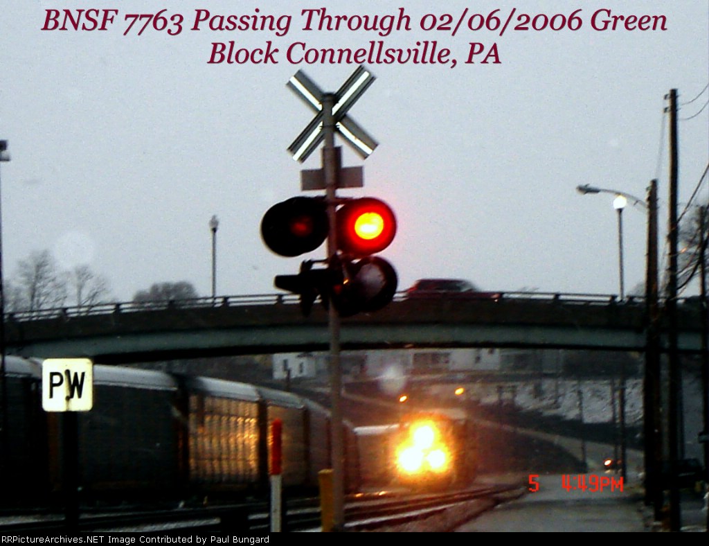 BNSF 7763 Just Passing Through